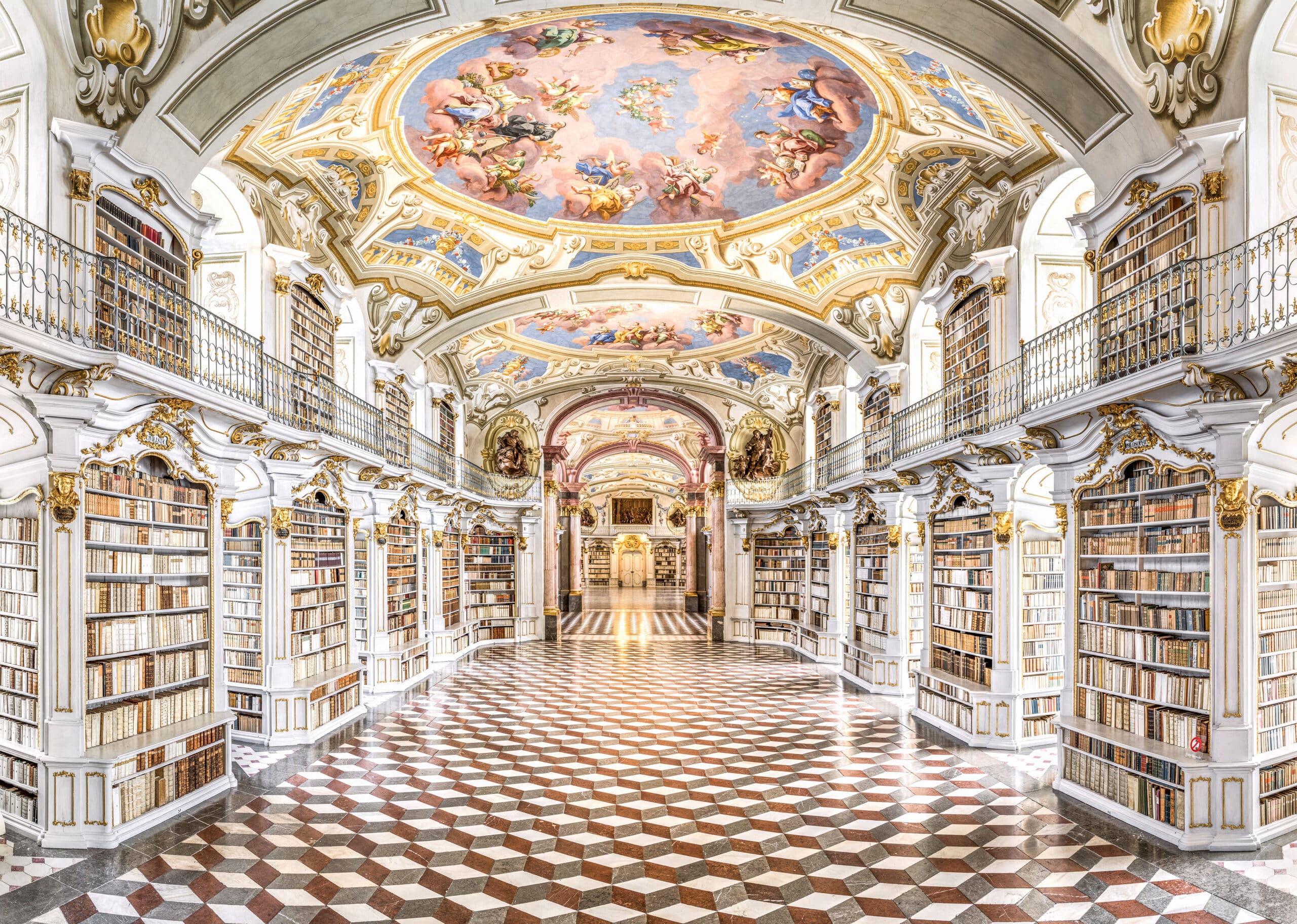 Admont Abbey Library is one of the most beautiful libraries in the ...