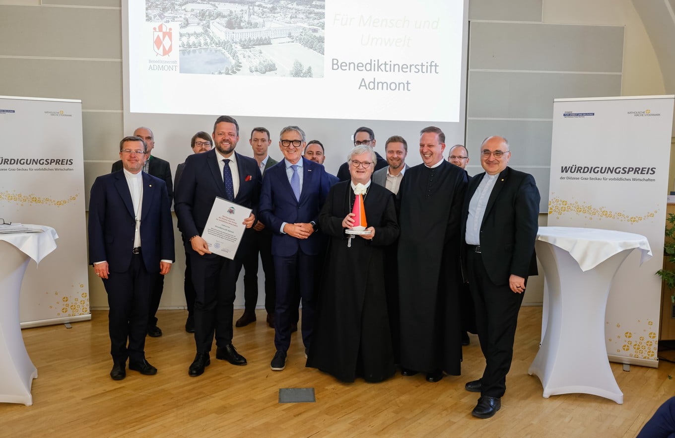 Stift Admont erhielt Würdigungspreis der Diözese Graz-Seckau - DE